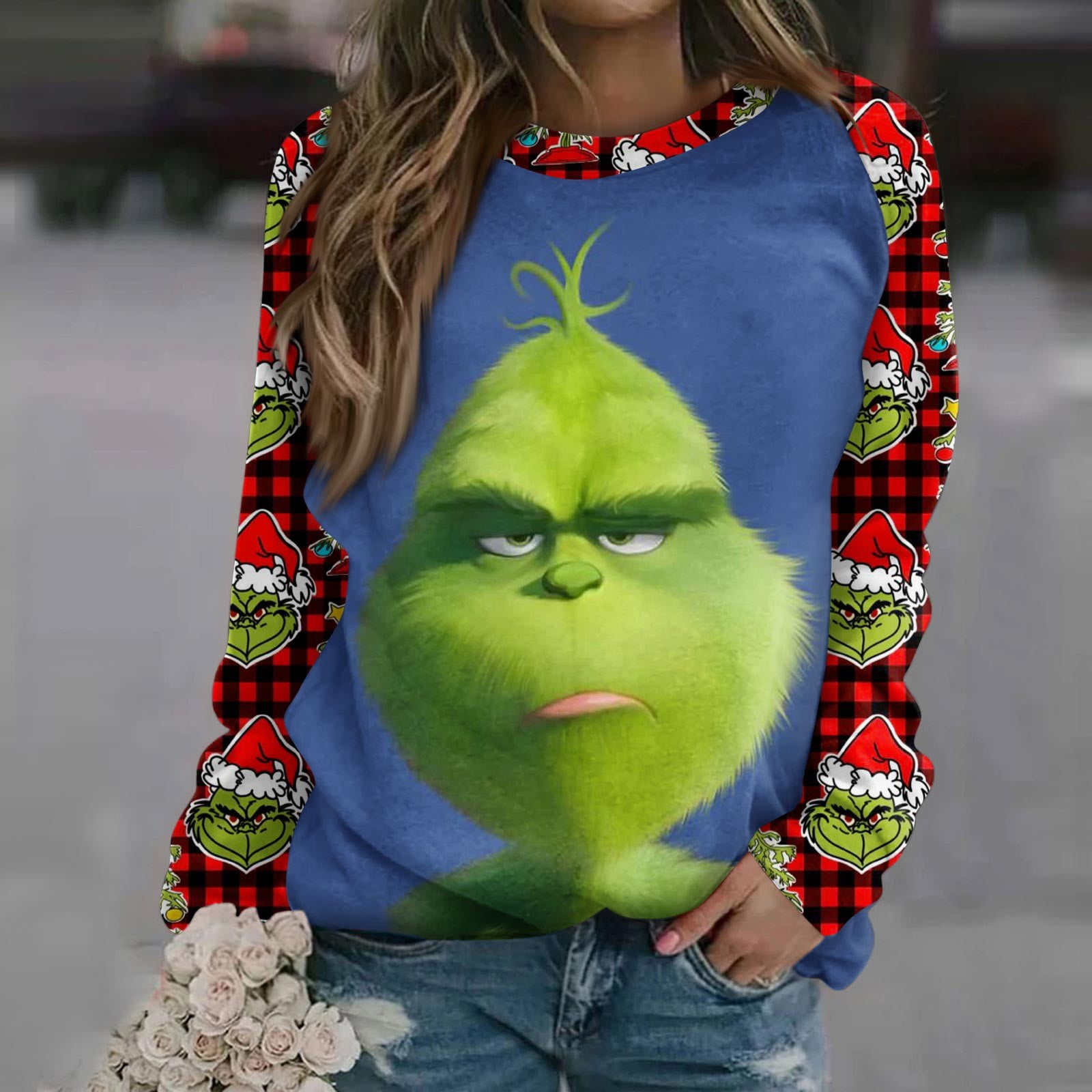 Christmas Grinch Shirt Women Merry Christmas Grinchs Sweatshirt for ...