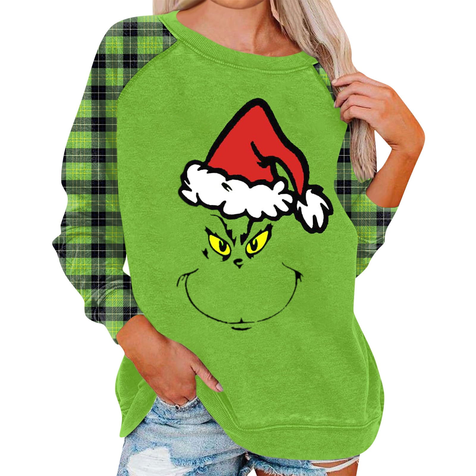 Christmas Grinch Shirt Women Merry Christmas Grinchs Sweatshirt for ...