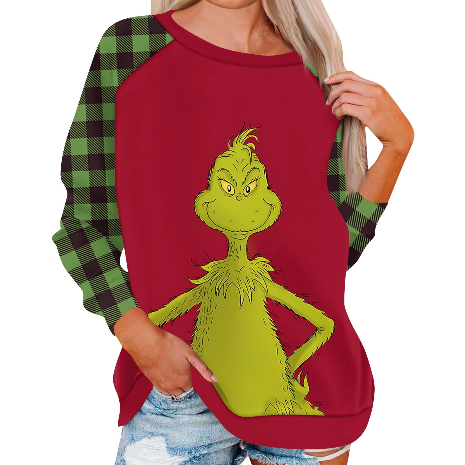 𝑮𝒓𝒊𝒏𝒄𝒉𝒔 Christmas Grinch Shirt for Women, Grinch Women Christmas ...