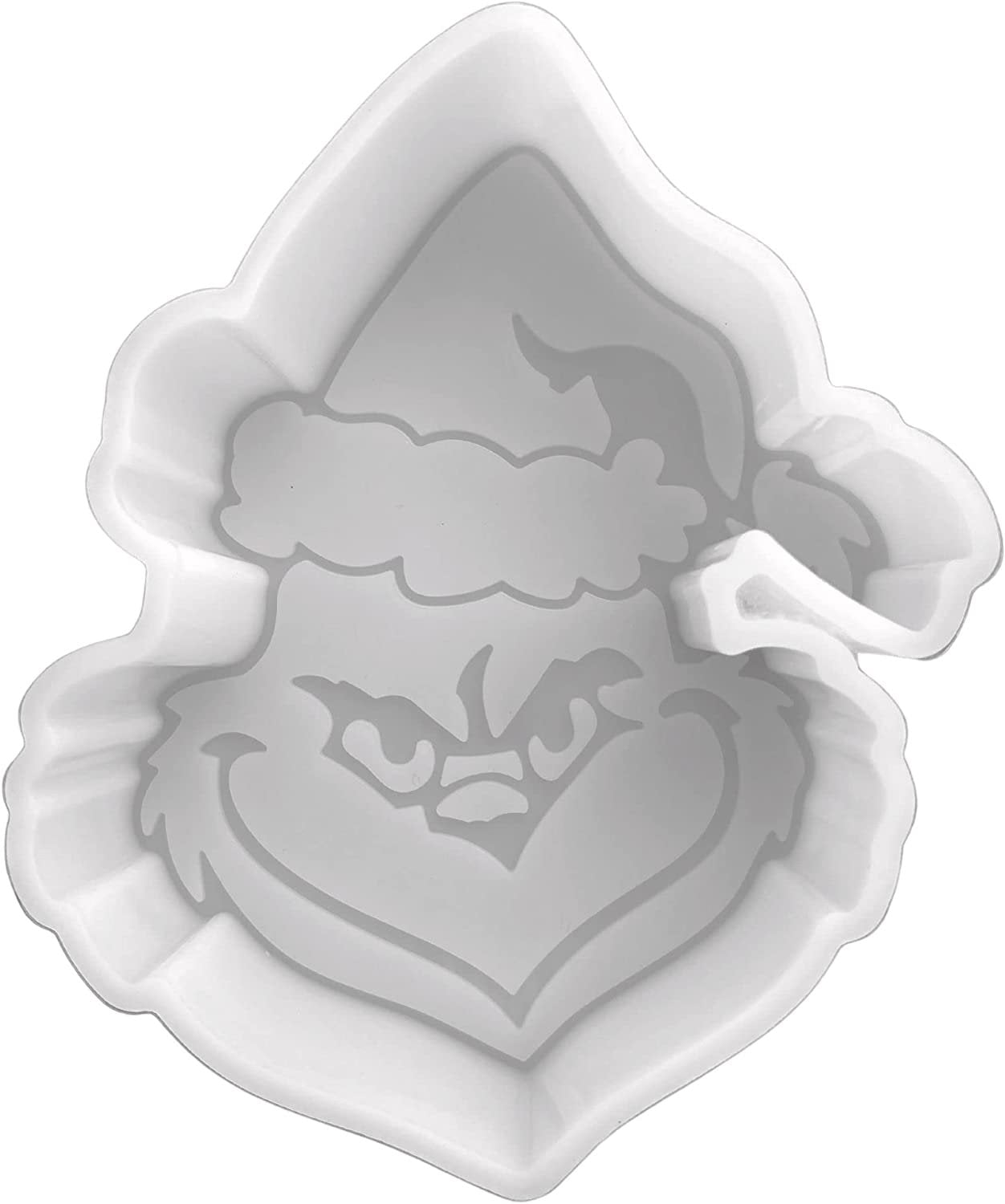 Holiday Xmas Grinch Silicone Mold (4"x5"x1") for Baking, Freshies ...