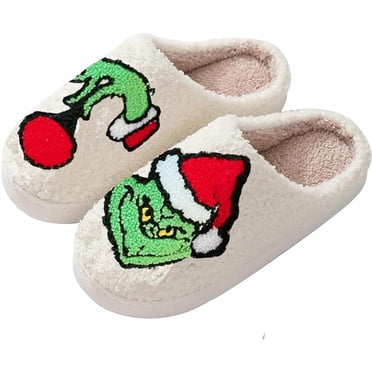 Onmygogo Indoor Fuzzy Winter Animal Plush Slippers for Women and Men ...