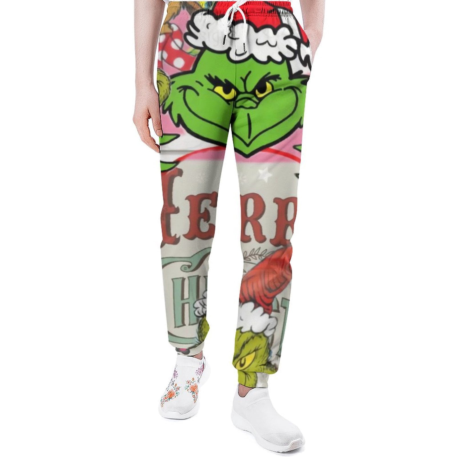 Christmas Grinch Sweatpants for Men,Men's Sports Jogger Pants Mens 3D ...
