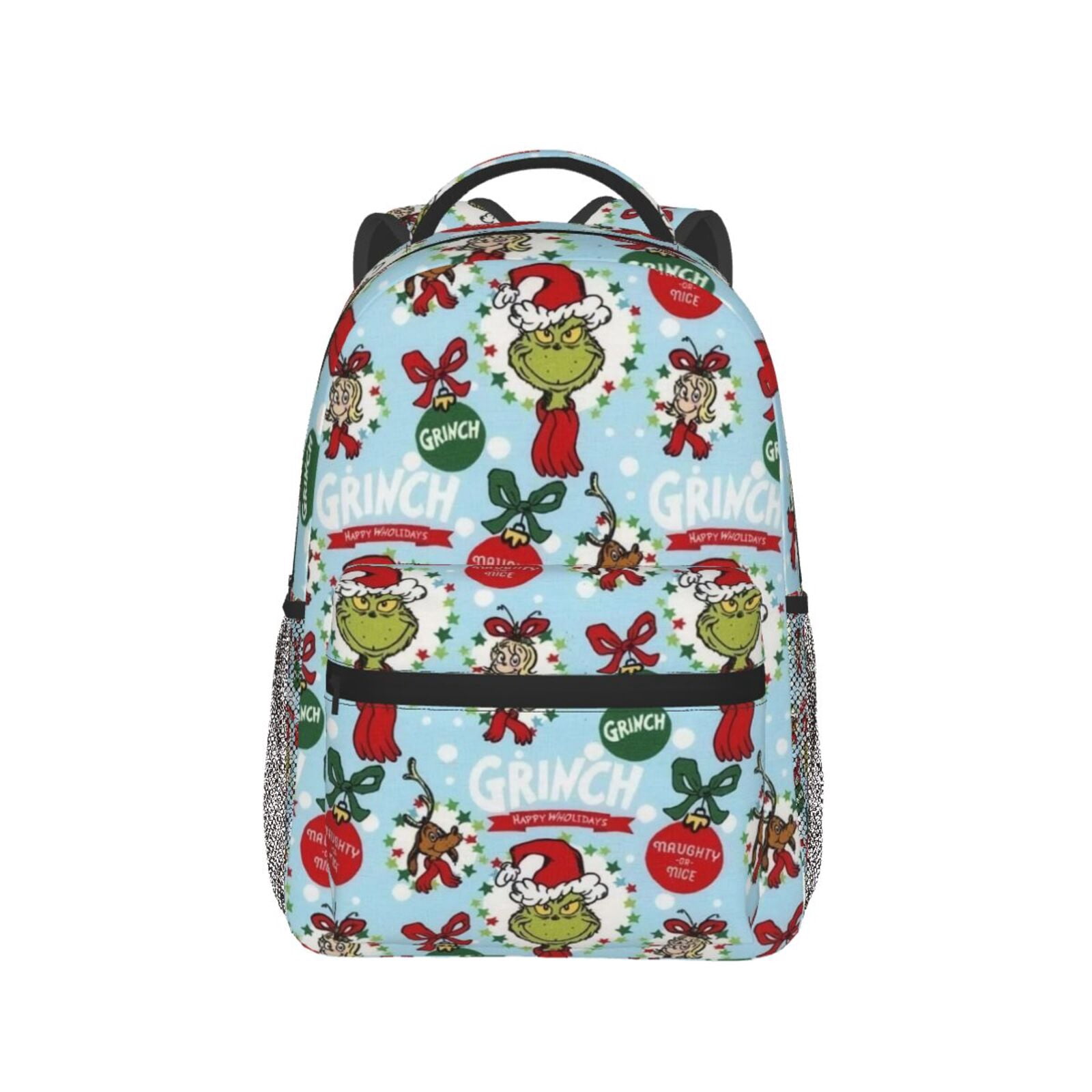 Christmas Grinch Travel Backpack,Carry On Backpack Personal Item Travel ...