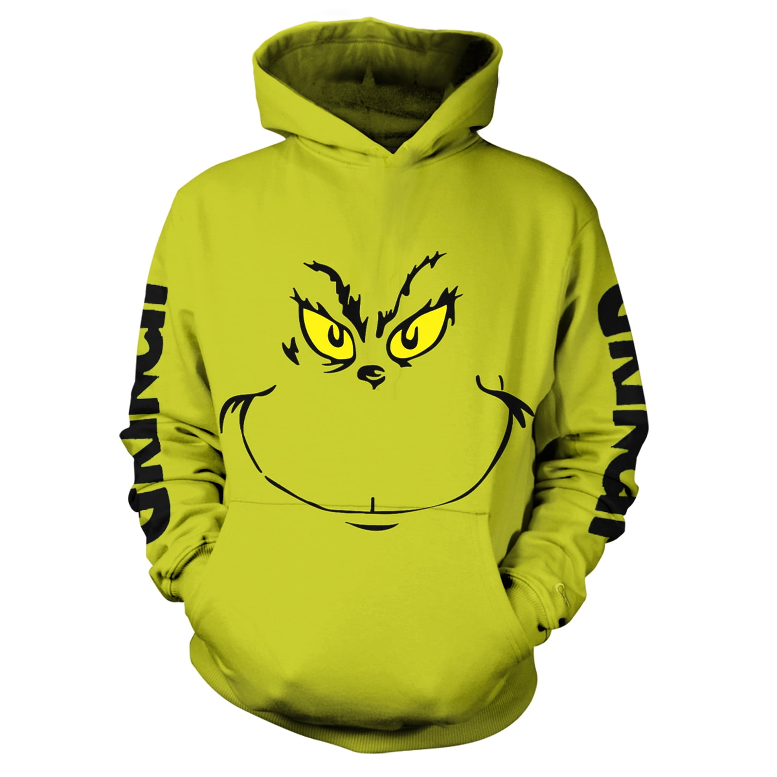 Christmas Grinch Unisex Hoodie 3D Printed Cartoon Novelty Hoodies Men's Pullover Sweatshirts ...