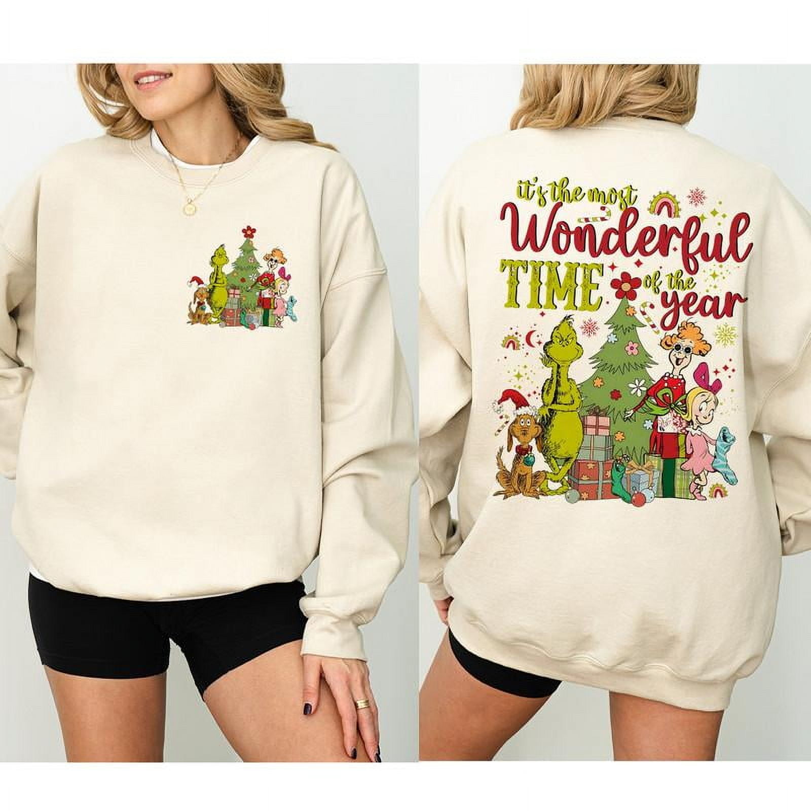 Christmas | Grinchy Its The Wonderful Time of The Year Sweat. . . Cute ...