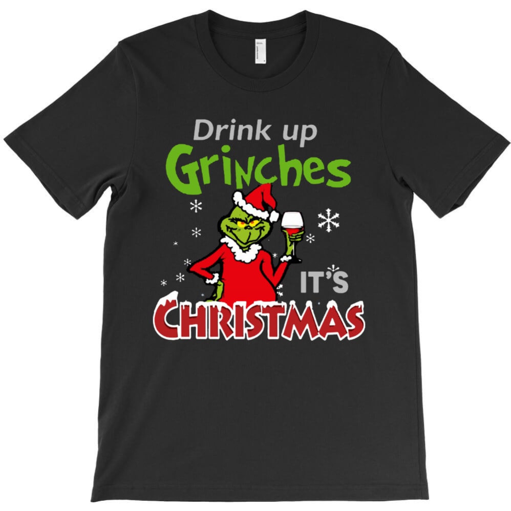 Christmas Grouchmas Funny Christmas Holiday Parody Graphic T-Shirt ...