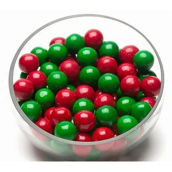 Christmas Gumballs - 60 Count Bulk Gummy Candy for Gumball Machines ...
