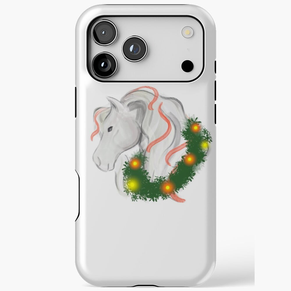 Christmas Gypsy Vanner iPhone Case 17 through 11 Pro Max - Walmart.com