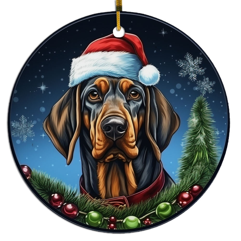 Christmas Haging Ornaments 2025 - Bavarian Mountain Scent Hound Dog ...