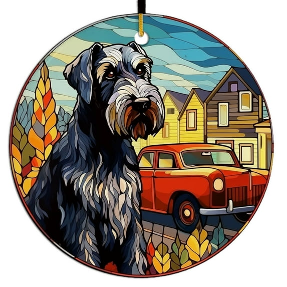 Christmas Haging Ornaments 2025 - Giant Schnauzer Dog Ornament, Holiday ...