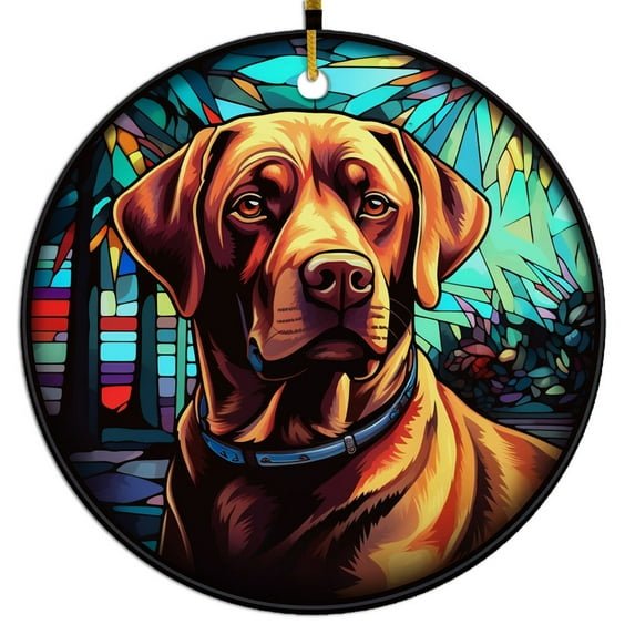Christmas Haging Ornaments 2025 - Labrador Retriever Dog Ornament ...