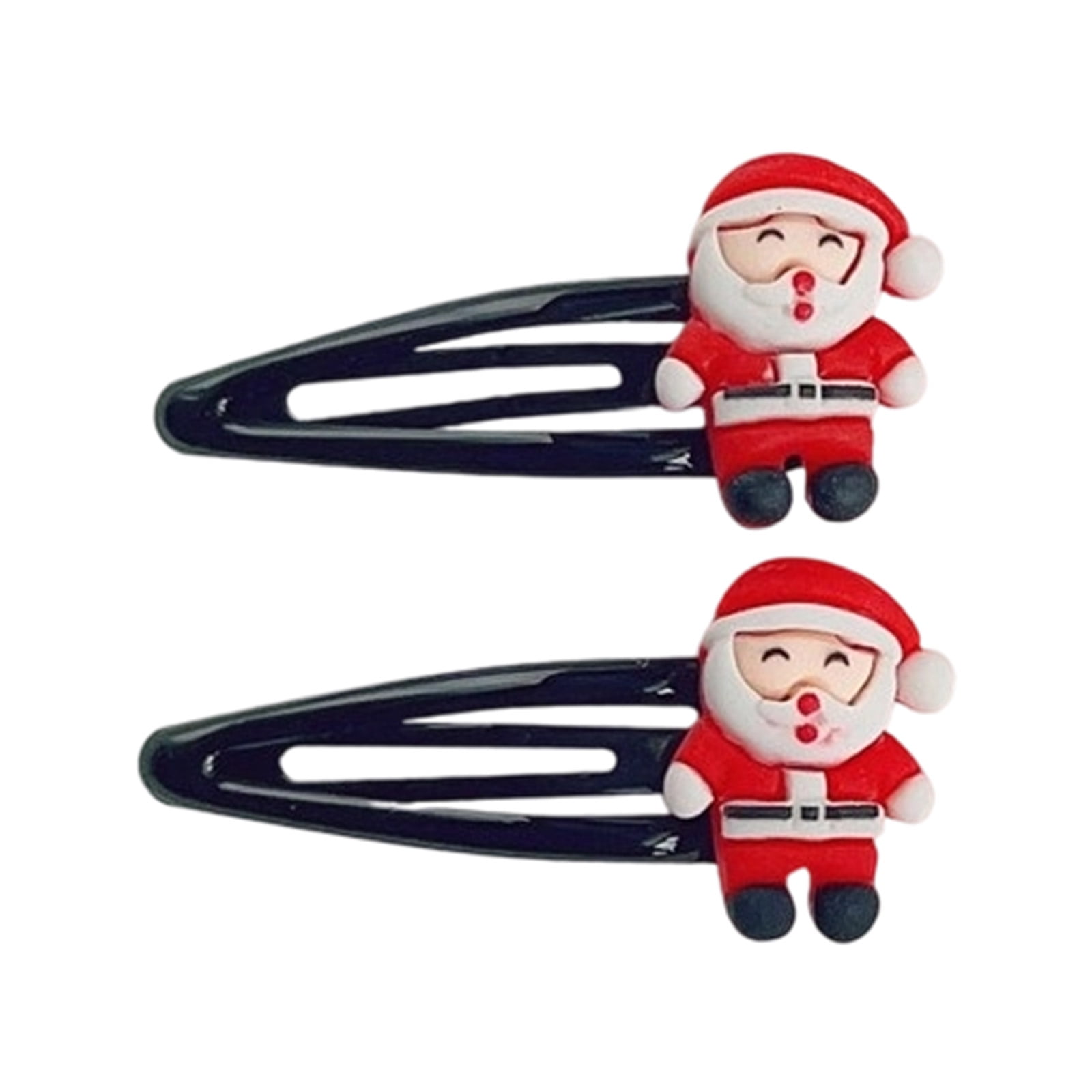 Christmas Hair Clip Plastic Resin Hair Accessories For Holiday Parties ...