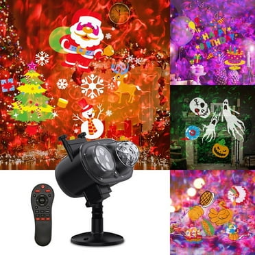 Christmas Projector Animat Effect Stage Spotlight 12 Patterns IP65 ...