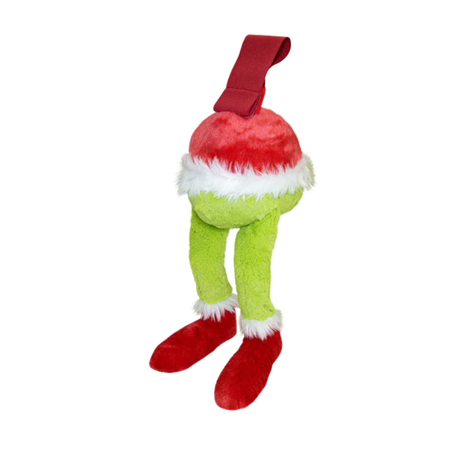 Christmas Hanging Decorations Furry Elf Legs Stuffed Monster Dolls ...