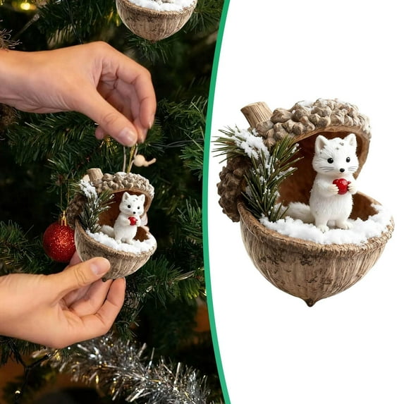 Christmas Hanging Ornaments,Animal Ornaments Christmas Decoration 2D ...