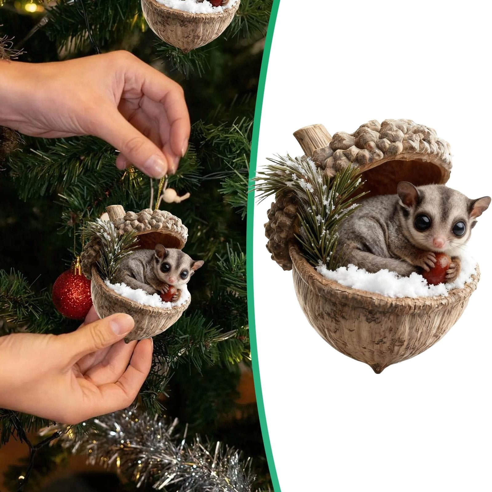 Christmas Hanging Ornaments,Animal Ornaments Christmas Decoration 2D ...