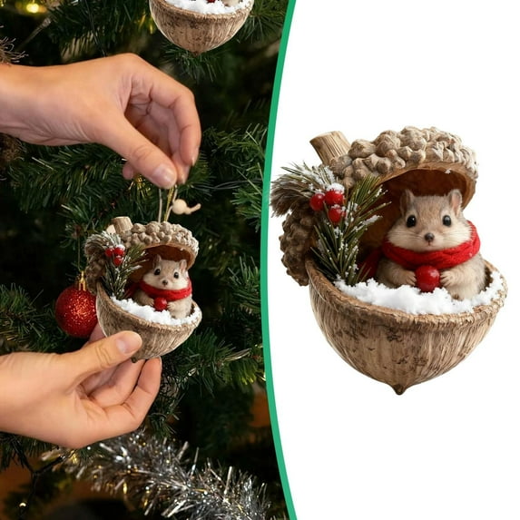 Christmas Hanging Ornaments,Animal Ornaments Christmas Decoration 2D ...
