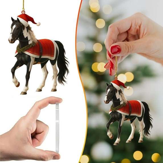 Christmas Hanging Ornaments,Christmas Horse Ornaments For Christmas ...