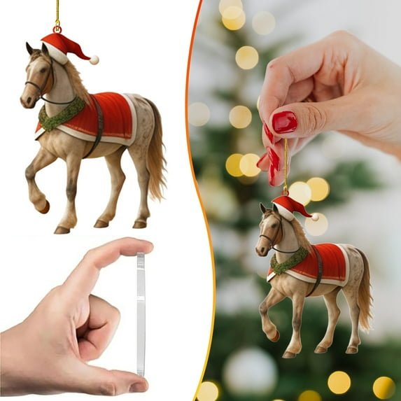 Christmas Hanging Ornaments,Christmas Horse Ornaments For Christmas ...