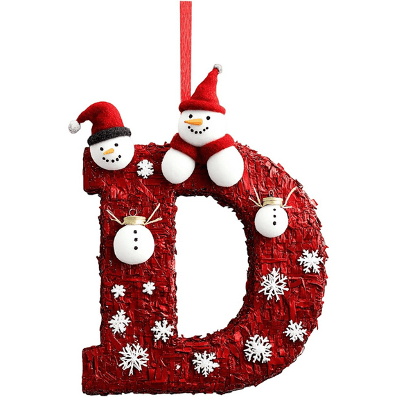 Christmas Hanging Ornaments,Letter Christmas Tree Pendant 2025 ...
