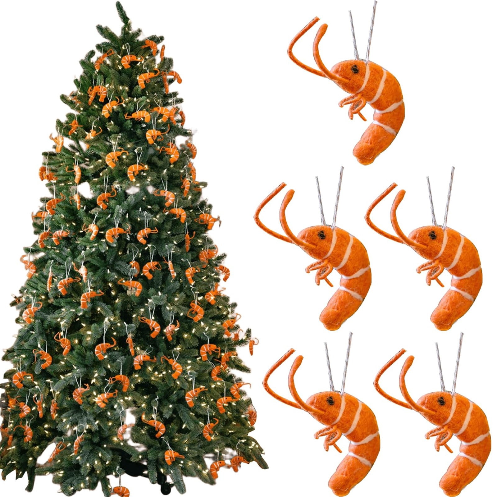 Christmas Hanging Ornaments,Prawnaments For Christmas Ornaments ...