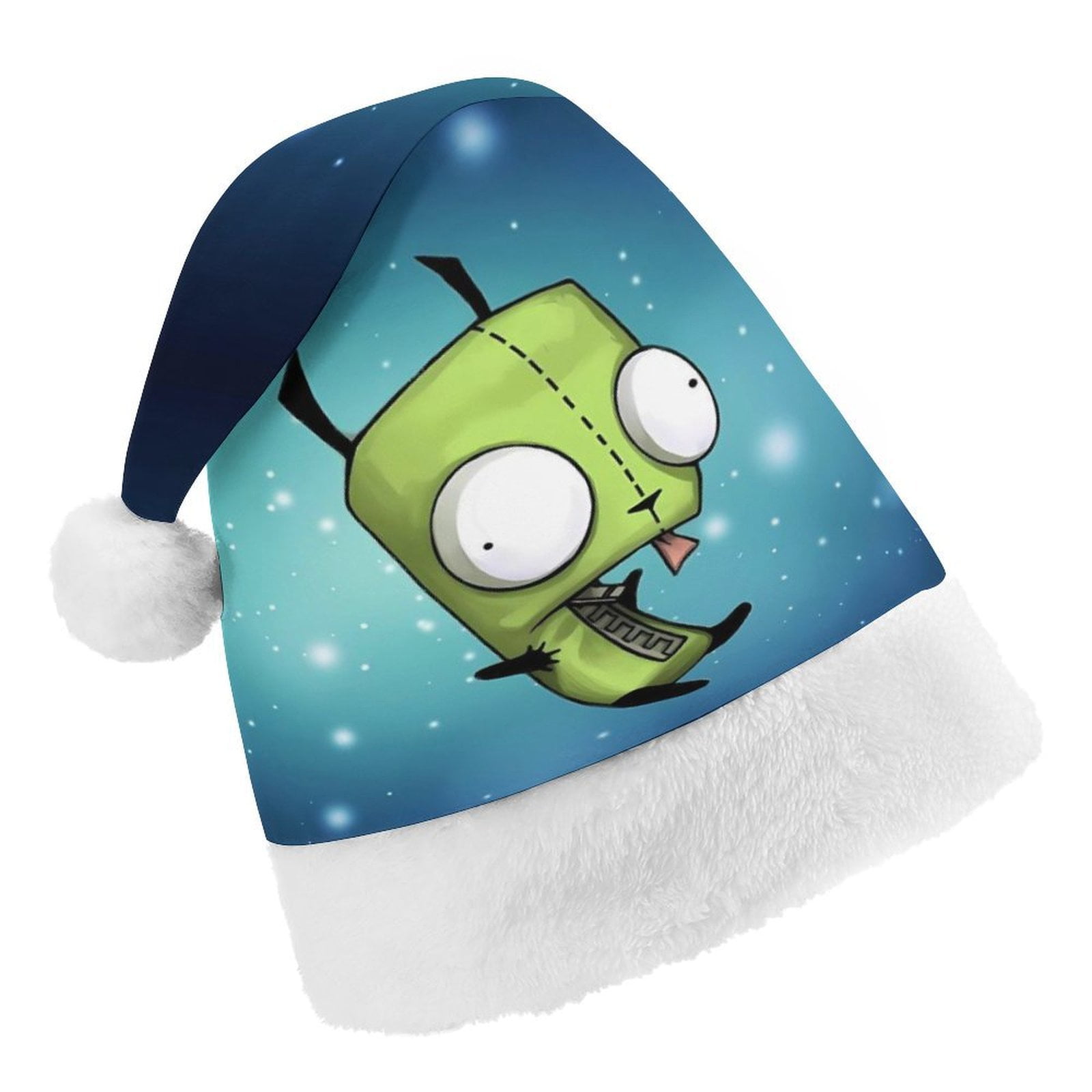Christmas Hat Invader Zim Santa Hat for New Year Festive Holiday Party ...