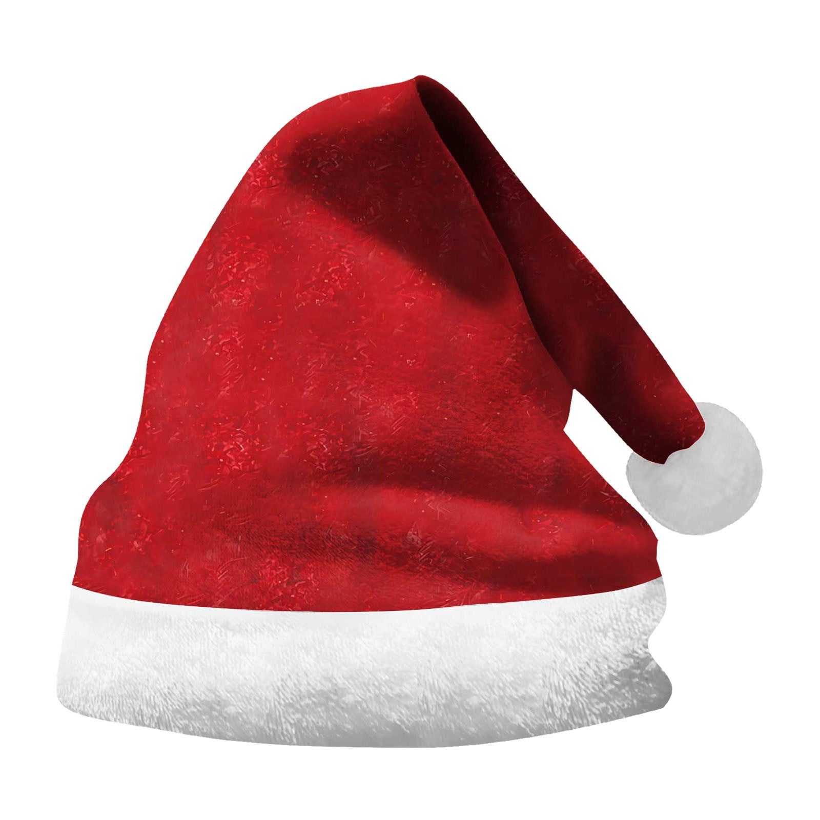 Christmas Hat Kids Santa Hat Beanie Unisex Classic Santa Claus Hat Kids ...