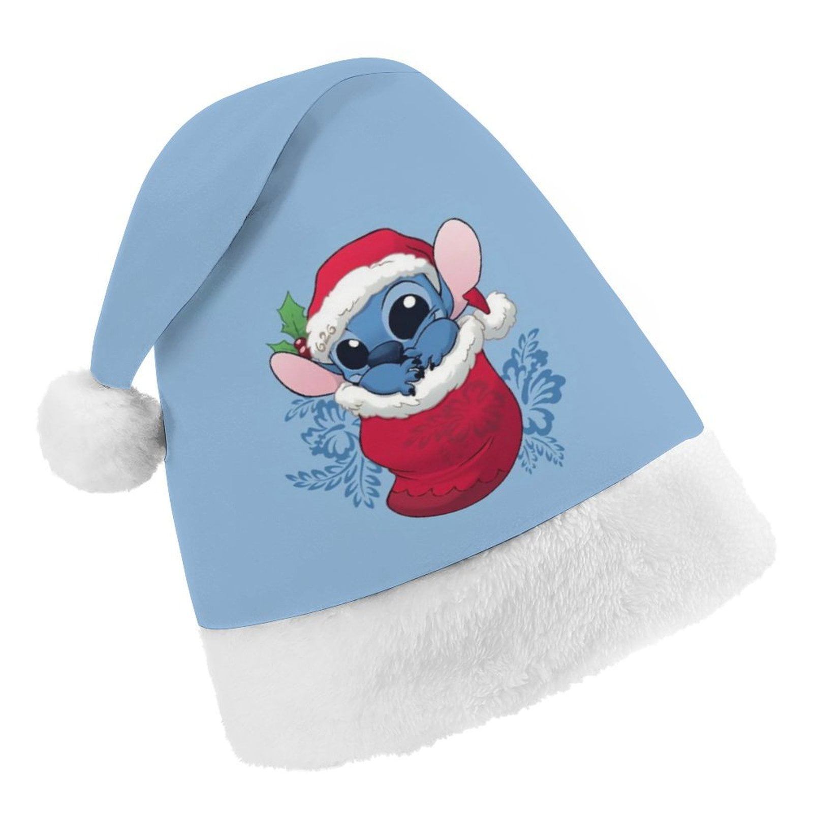 Christmas Hat,Merry Christmas Stitch Santa Hat for Kids,Xmas Hat,Unisex ...