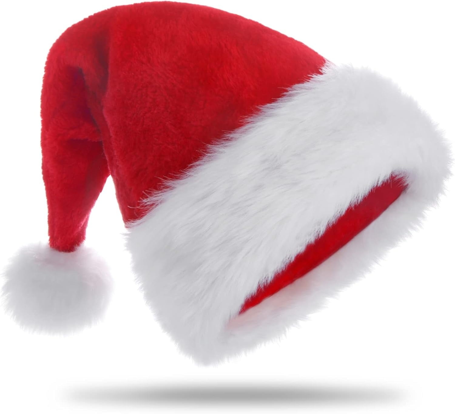 Christmas Hat New Year Velvet Thickened Christmas Hat Santa Claus Cap ...