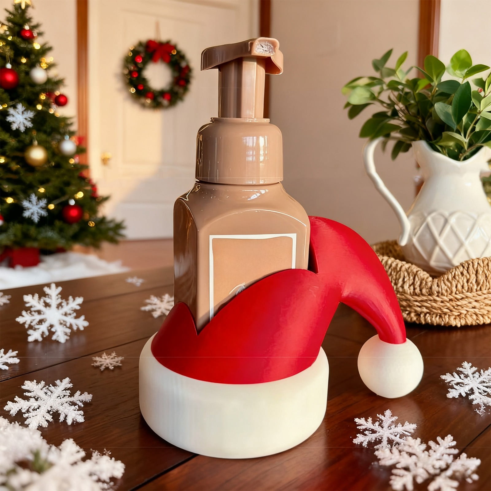 Christmas Hat Ornament Under 5 ! Yrmaups Santa Hat Decor Holiday ...