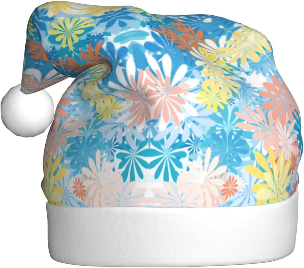 Christmas Hat, Santa Hat for Adults Unisex Christmas Holiday Hat for ...