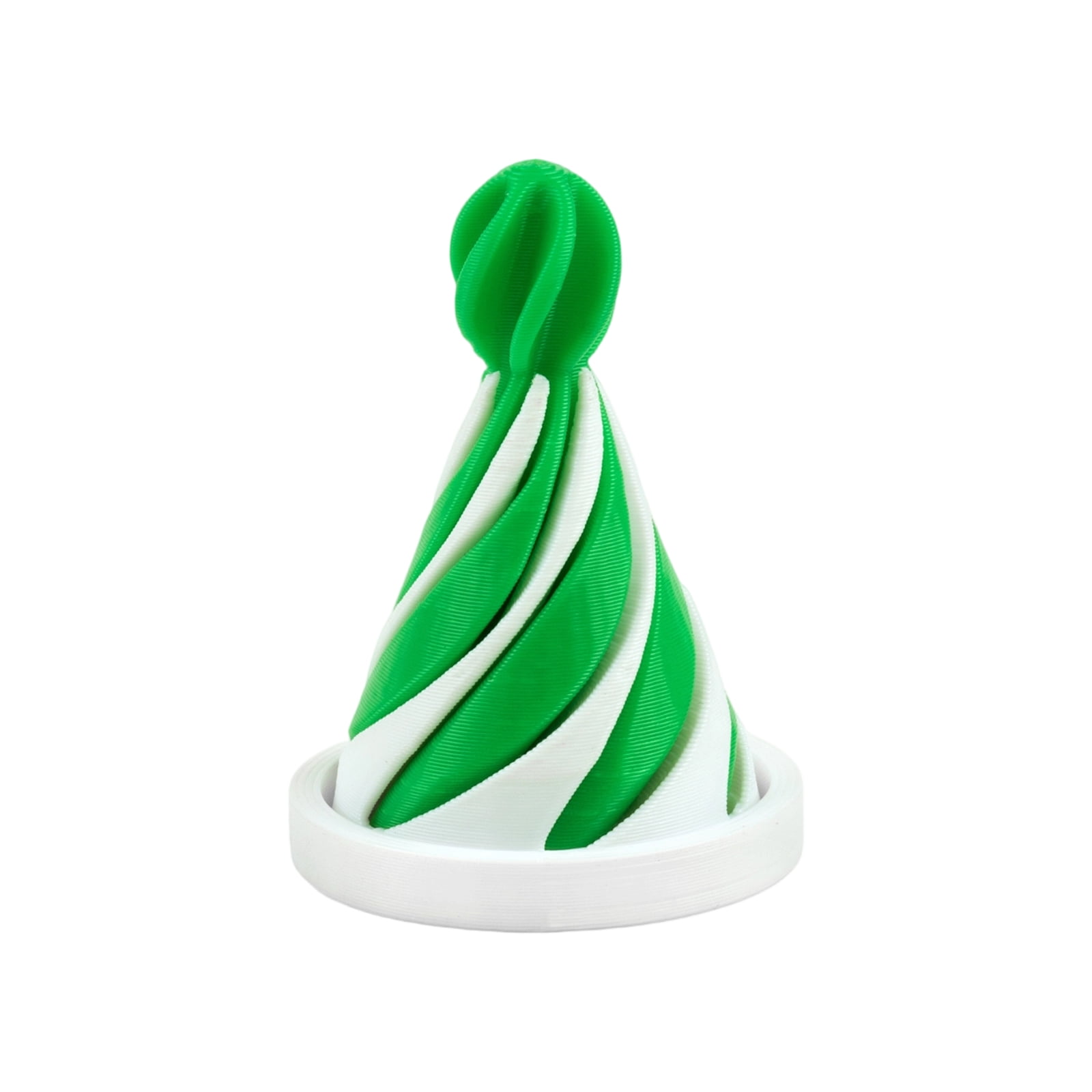 Christmas Hat Shape Cone,Spiral Cone Fidget Toy Pyramid Passthrough Toy ...