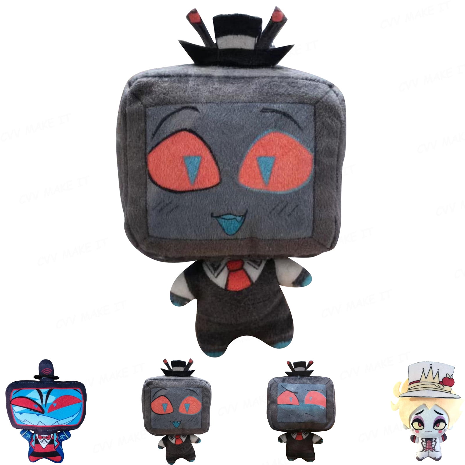 Christmas Hazbin Hotel Vox Plush Toy - Soft Stuffed Figure | Top ...