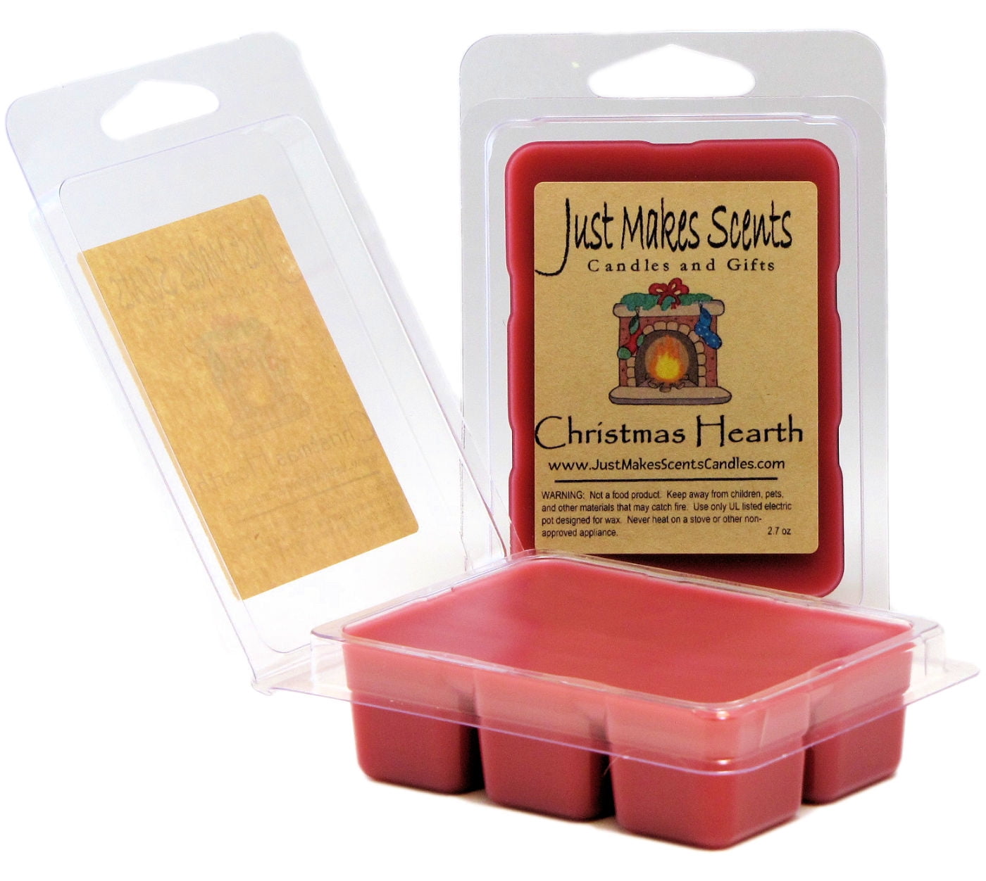 Christmas Hearth 2 Pack Wax Melt -Just Makes Scents Candles & Gifts ...