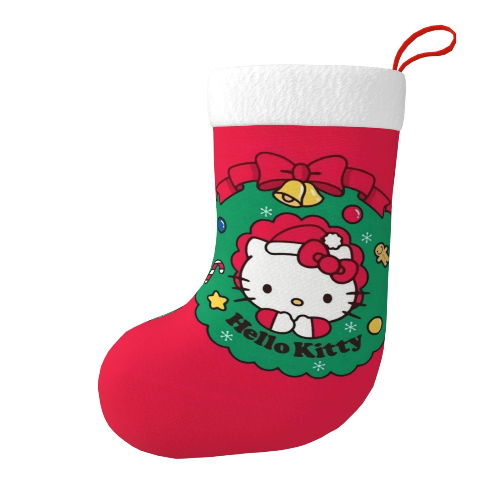 Christmas Hello Kitty Christmas Stocking,Santa Stocking,18 Inch Large ...
