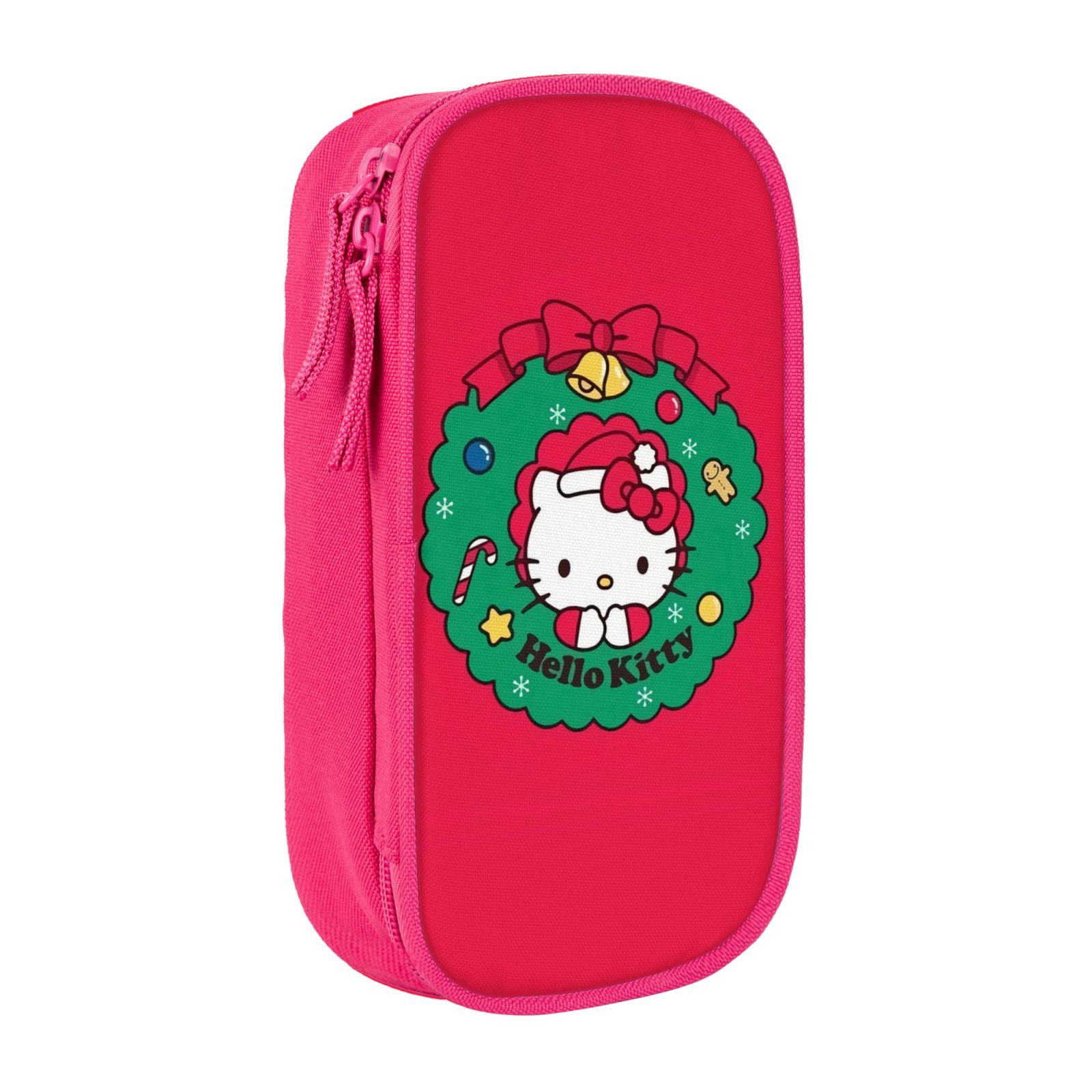 Christmas Hello Kitty Pencil Case,Big Capacity Pencil Pouch Stationery ...