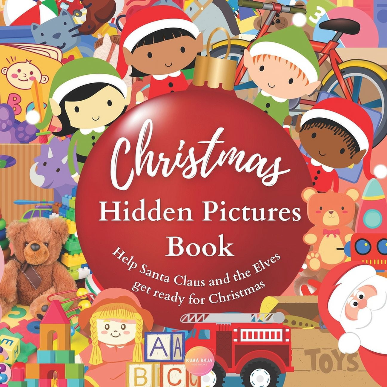Christmas Hidden Pictures Book Help Santa Claus and the Elves get Ready ...