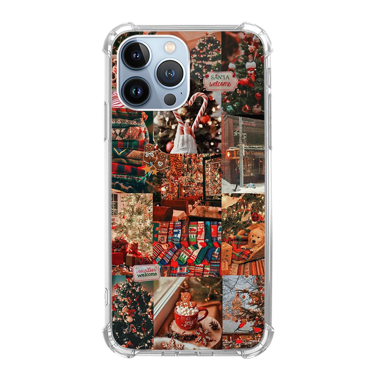 Christmas Holiday Case for iPhone 11 Pro Max,Aesthetic Art Design TPU ...
