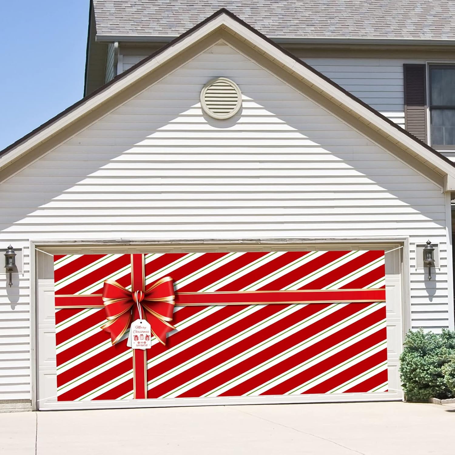 Christmas Holiday Garage Door Banner Decorations 6 x 13ft Large ...