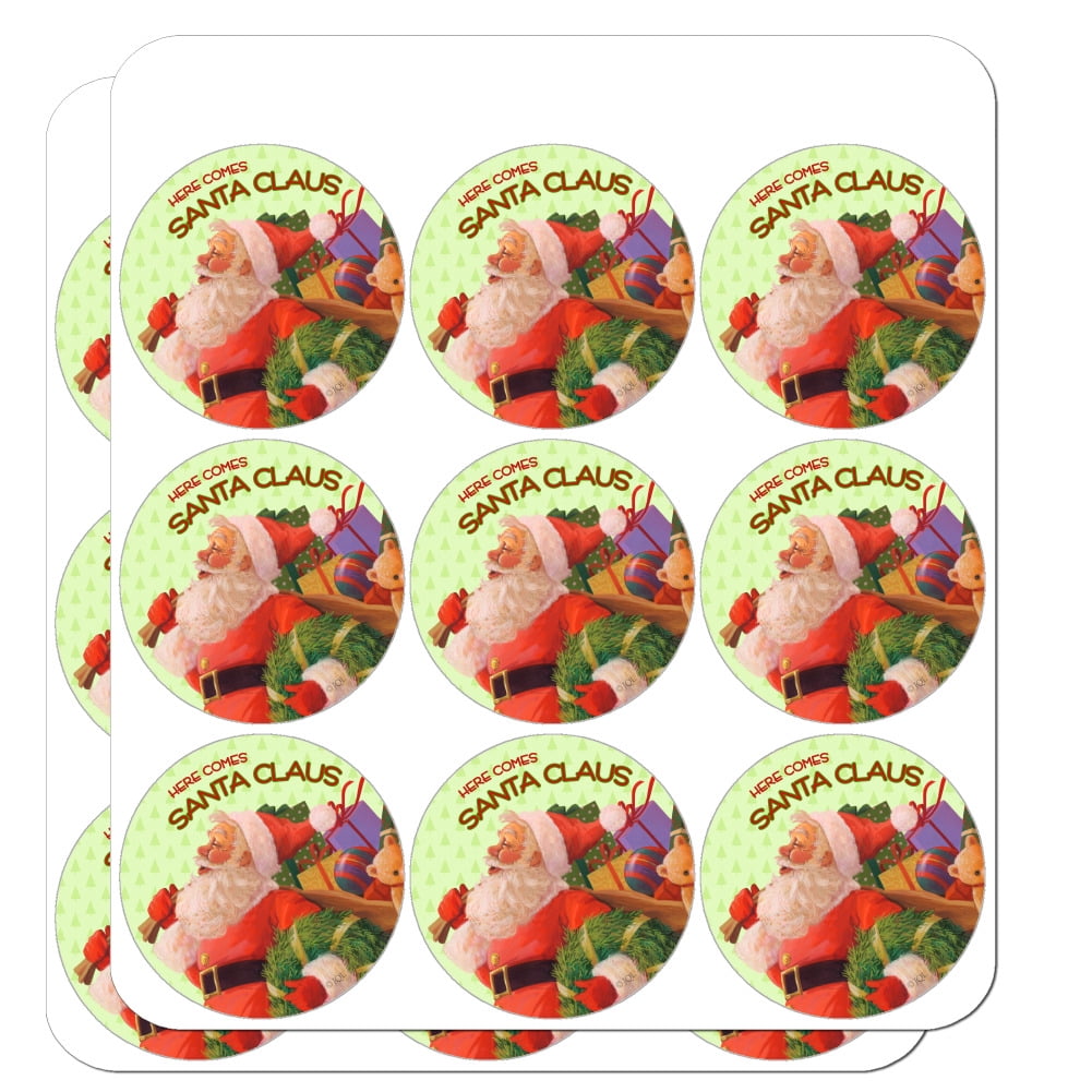 Christmas Holiday Here Comes Santa Claus Graphic 1" Planner Calendar ...