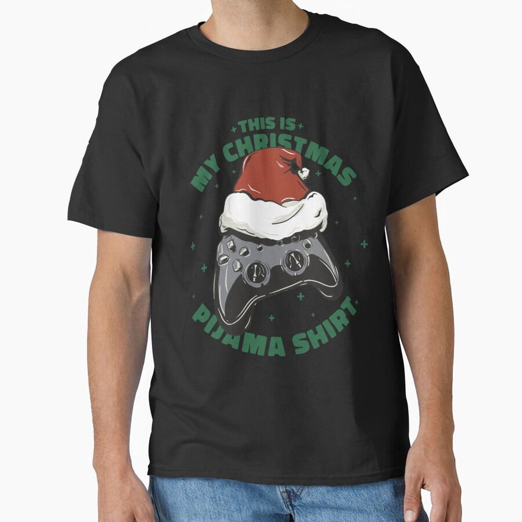 Christmas Holiday Joystick Design With A Video Game And A St. Nick Hat ...