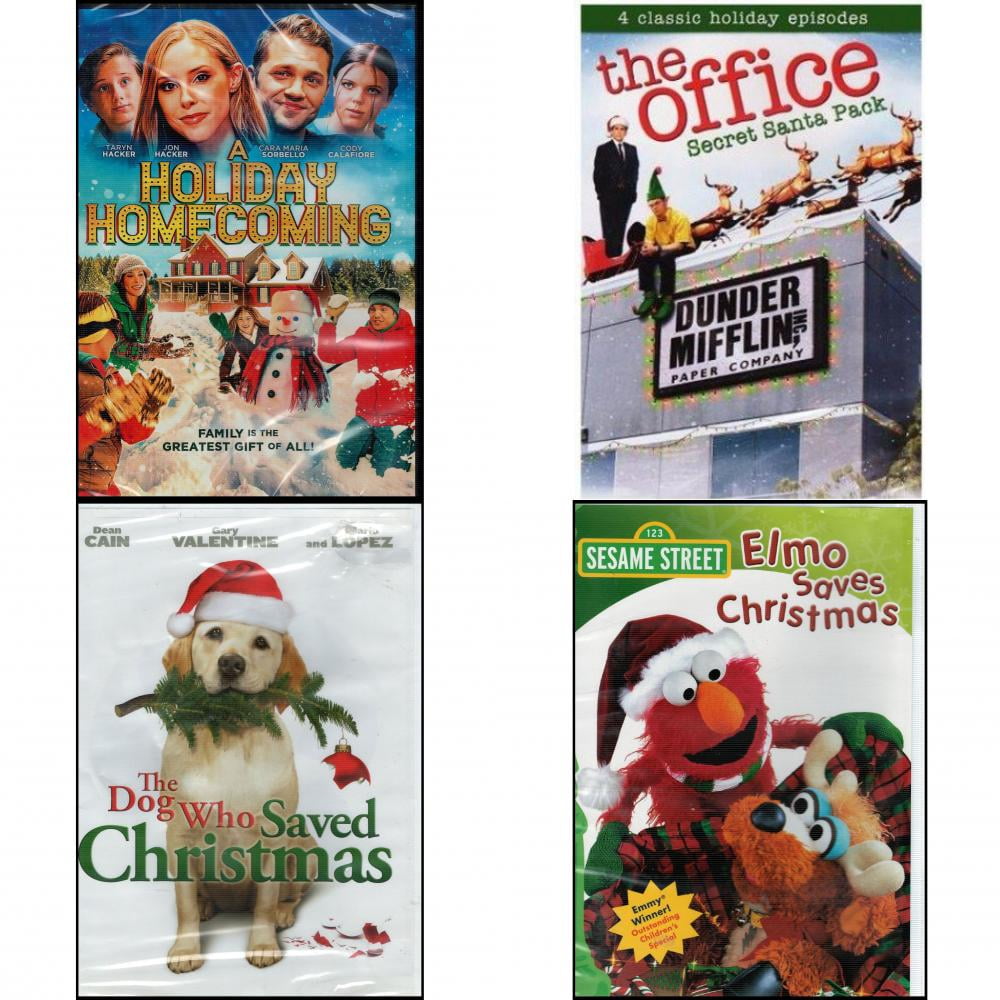 Christmas Holiday Movies DVD 4 Pack Assorted Bundle: A Holiday ...