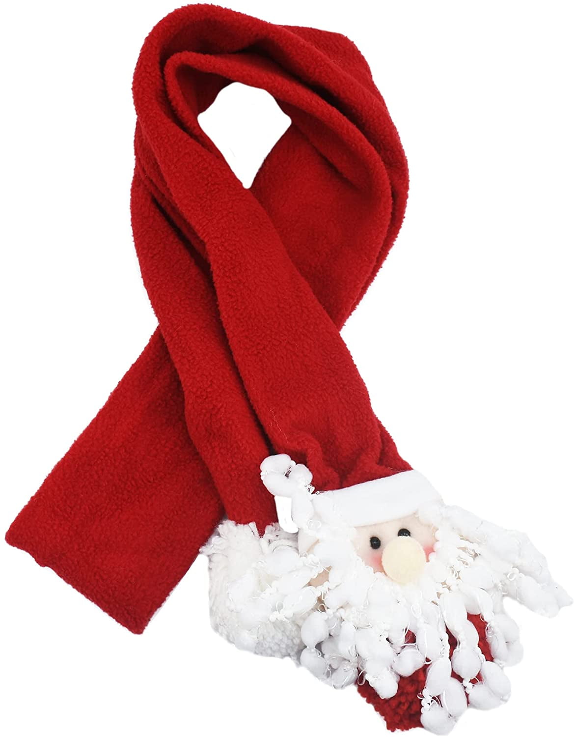 Christmas Holiday Santa Claus Scarf Christmas Scarf Winter Snowman/Elk ...