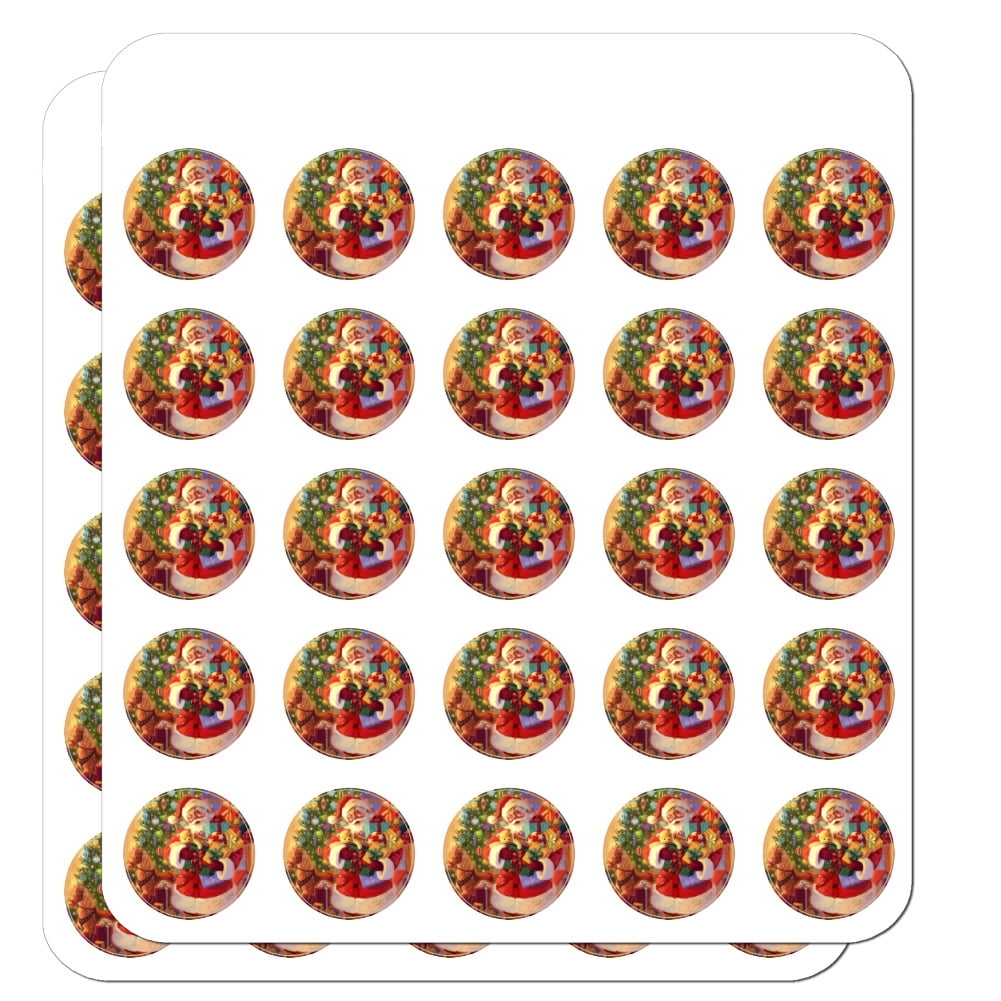 Christmas Holiday Santa Delivering Toys Planner Calendar Scrapbooking ...