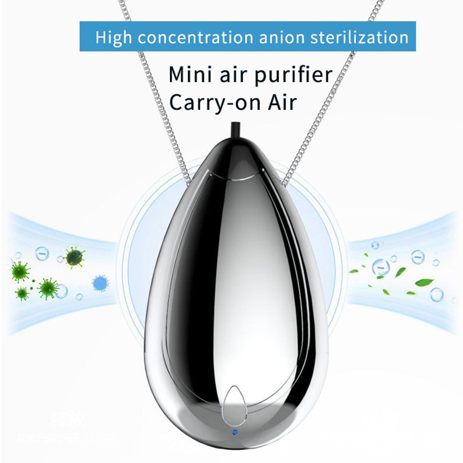QTOCIO Humidifiers For Bedroom, New Necklace Neck Hanging Portable Gas ...