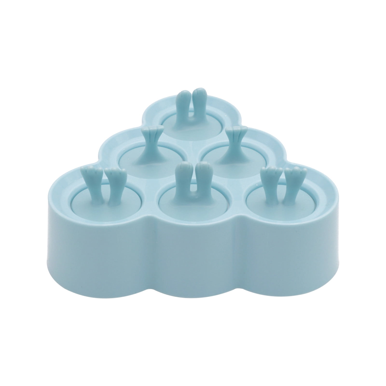 QTOCIO Kitchen Gadgets, Carton Silicone Popsicle Ice Cream Six Popsicle ...