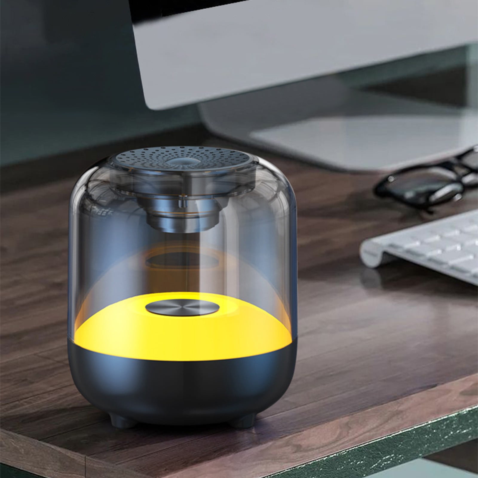 QTOCIO Bluetooth Speaker, 360 ° Surround Sound Intelligent Bluetooth ...