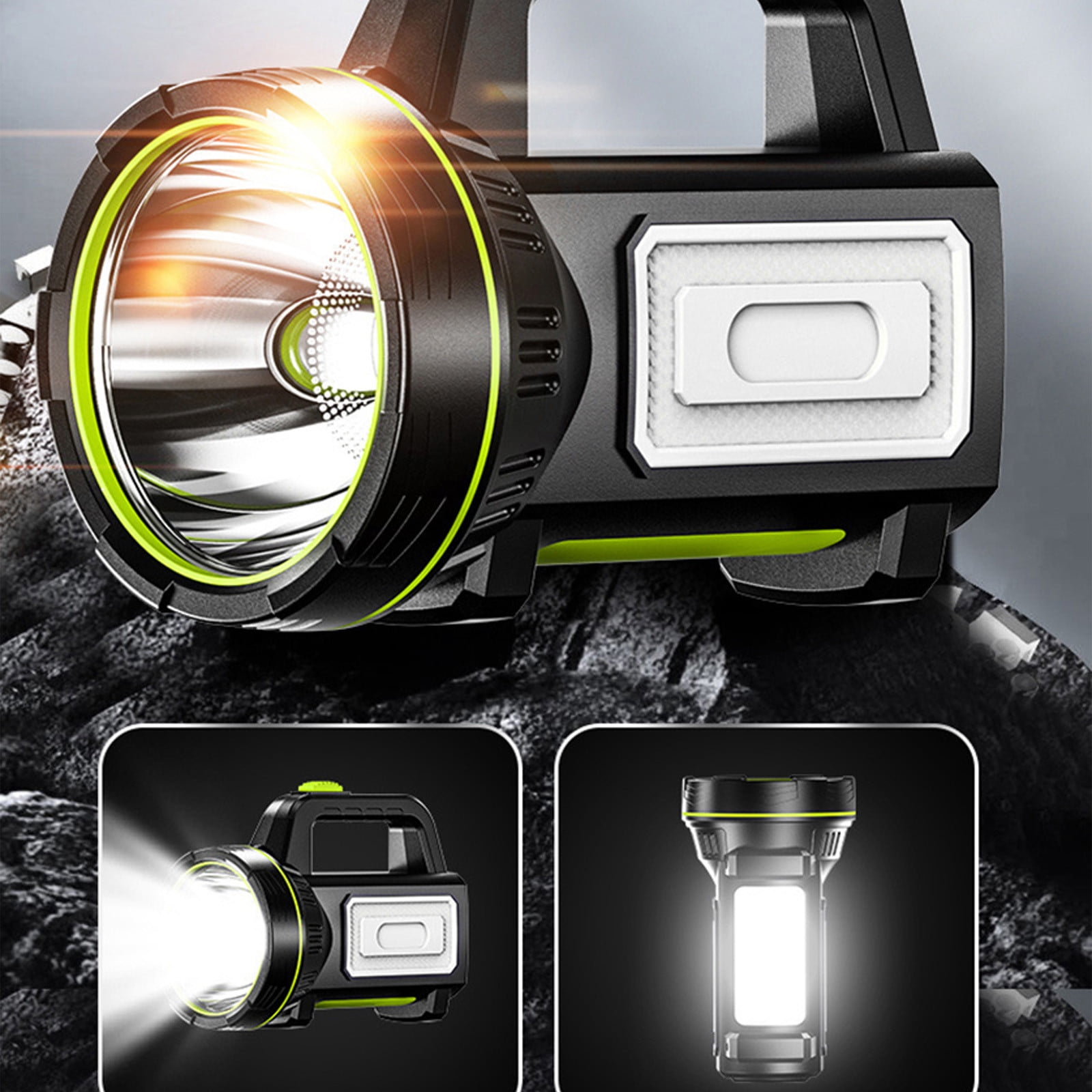 QTOCIO Garden Tools, Rechargeable LED Spotlights, Multi Function ...