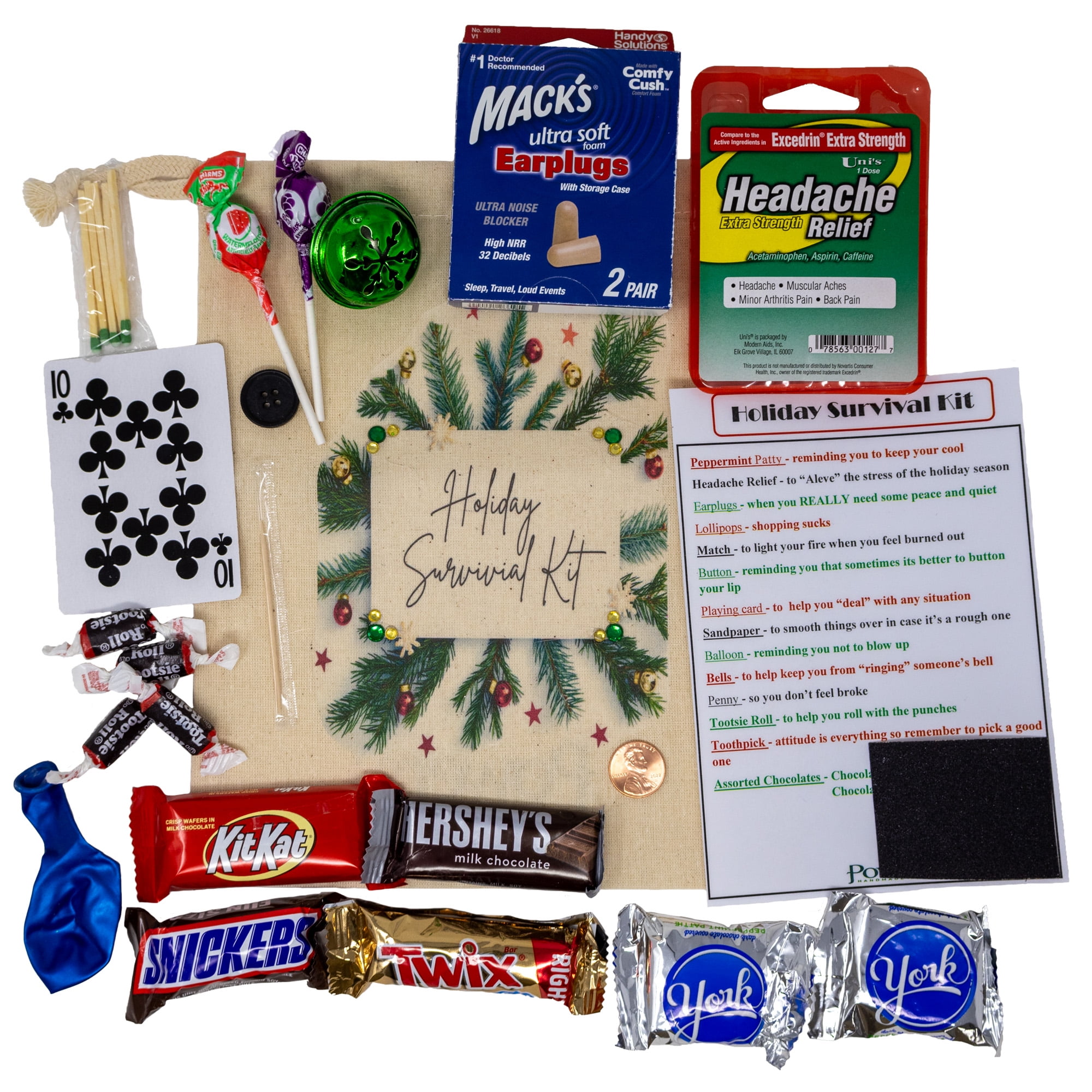 Christmas Holiday Survival Kit | Funny Gag Gift | White Elephant | Co ...