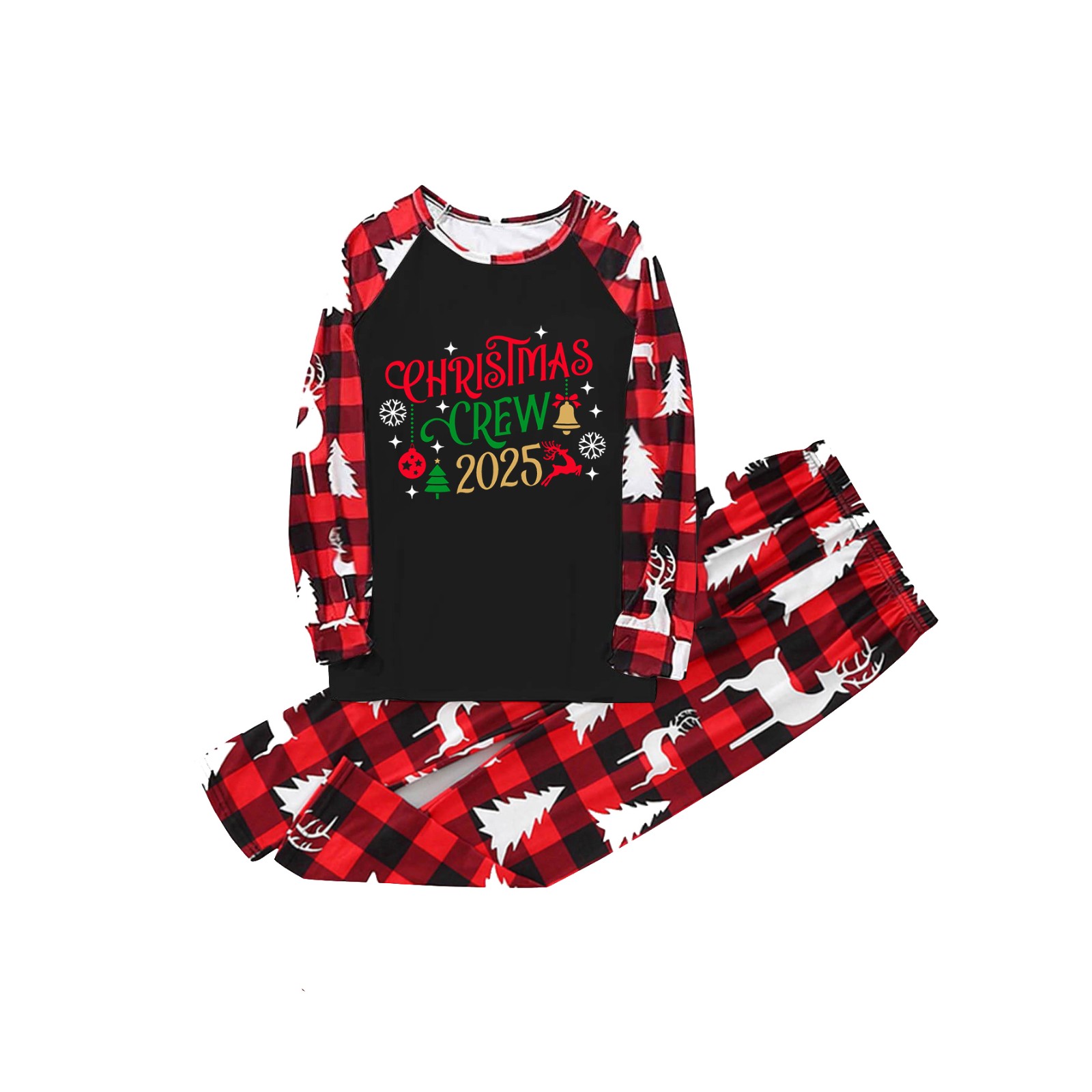 Christmas Home Decoration Festive Family Christmas Pajama Set Holiday ...